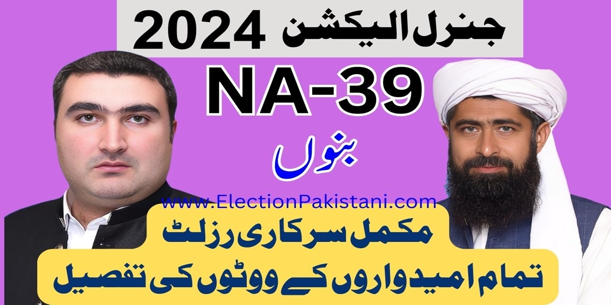 NA-39 Bannu Election 2024 Full Result Candidate Vote